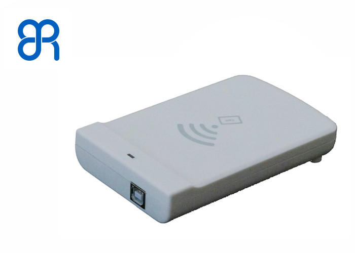 R500 Chips UHF RFID Reader / Desktop RFID Reader With 3dBi Antenna Read ...